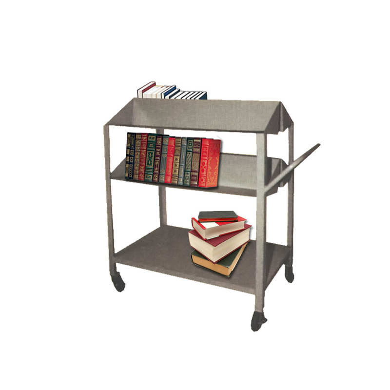 Mobile Library Cart - 4 Shelf - Carts