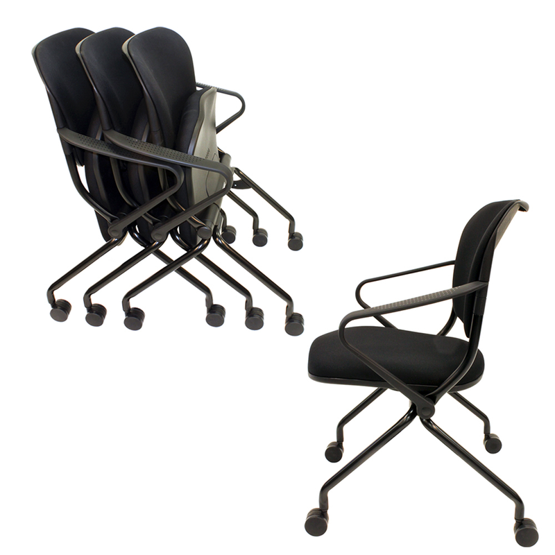 Pacifica Nesting Chair With Arms - Stack, Guest & Conference
