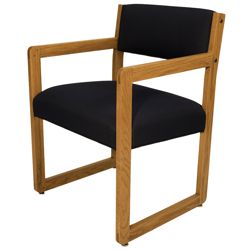 San Fernando Sled Base Arm Chair - Stack, Guest & Conference