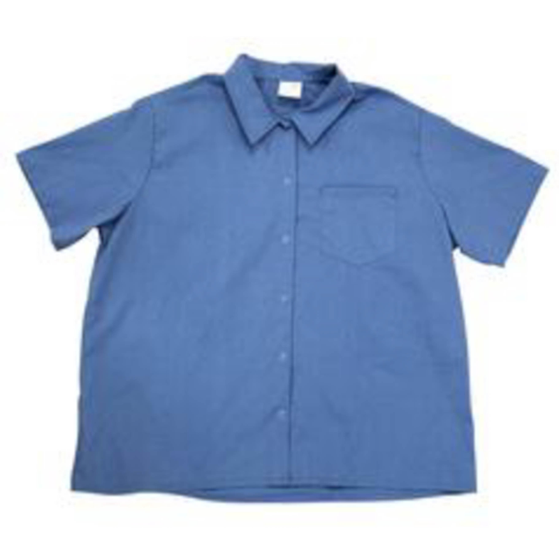 Women's Snap Front Blouse - Short-Sleeve Shirts